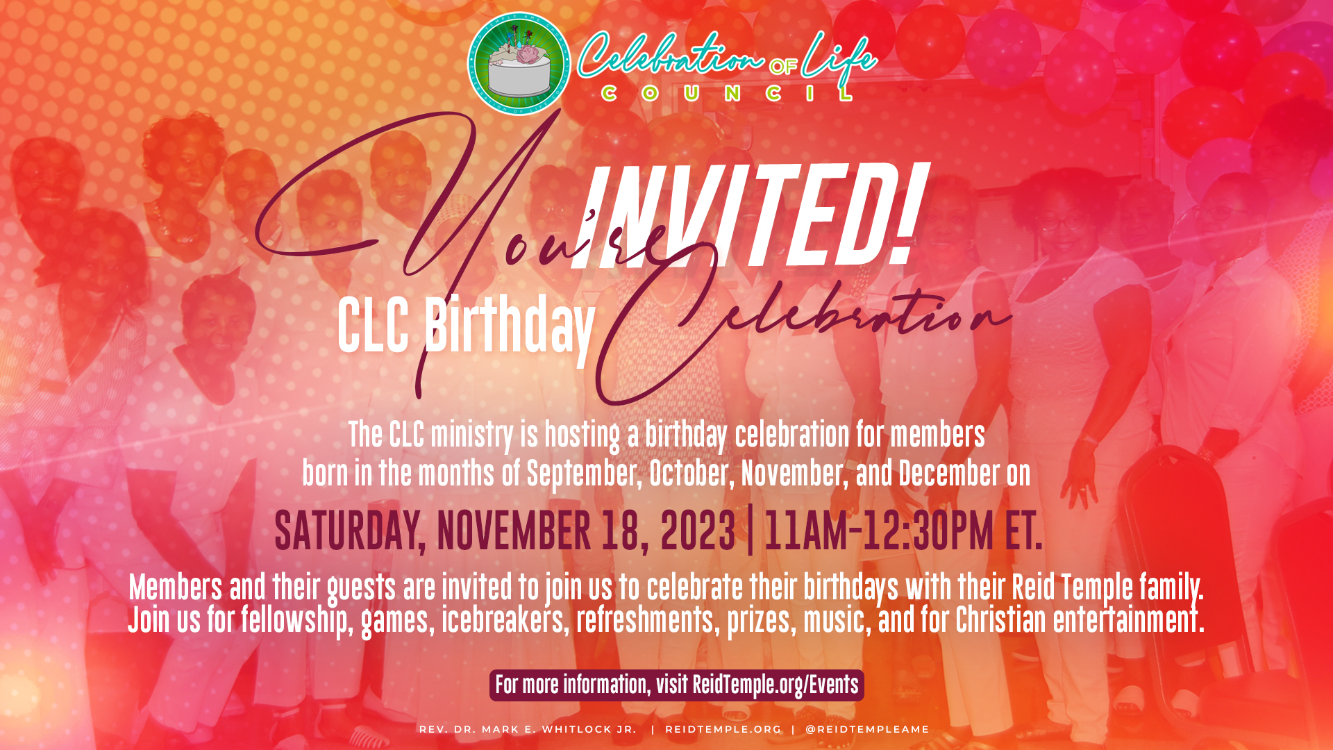CLC Birthday Celebrations - November 2023